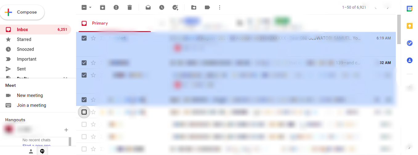 How To Select Multiple Emails On Gmail About Device